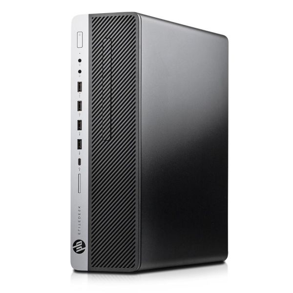 HP EliteDesk 800 G4 SFF with Intel Core i5 rocessor. RefreshedByUs.com