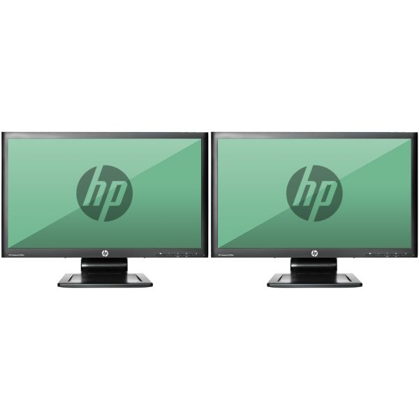 Dual Screen HP EliteDisplay LA2306X 23" HD Ready Monitors Refurbished ...